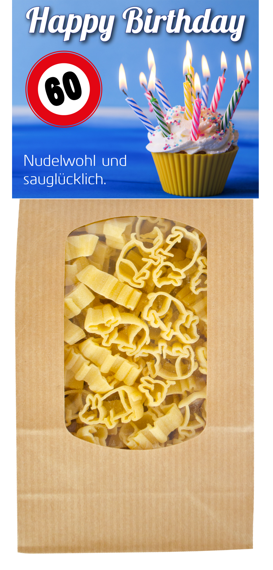 60 Happy Birthday Pasta - geschenkexpress.ch